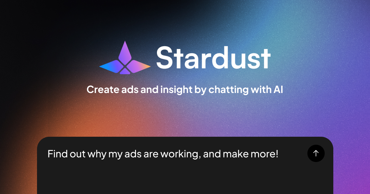 Stardust - Chat with your ads